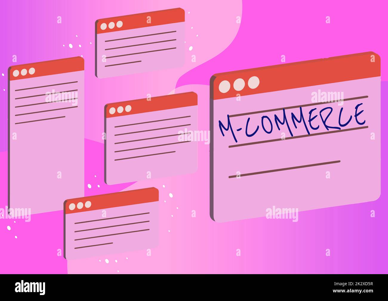 Writing Displaying Text M Commerce Conceptual Photo Commercial