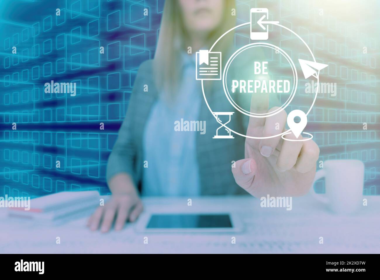 Text showing inspiration Be Prepared. Conceptual photo make something ...