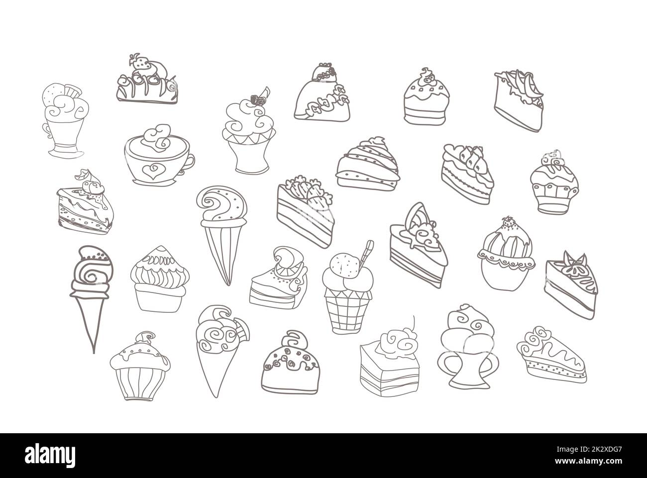 Sweet doodle Cut Out Stock Images & Pictures - Alamy