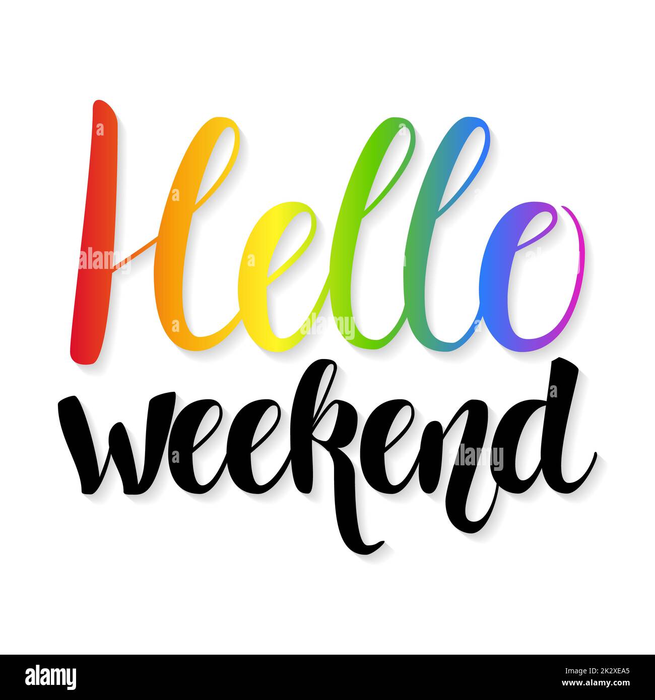 Hello friday Cut Out Stock Images & Pictures - Alamy