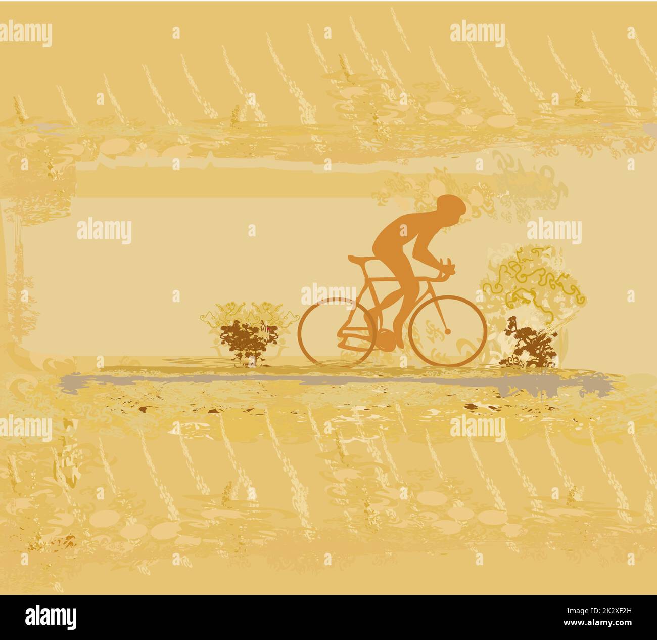 Cycling Grunge Poster Stock Photo - Alamy