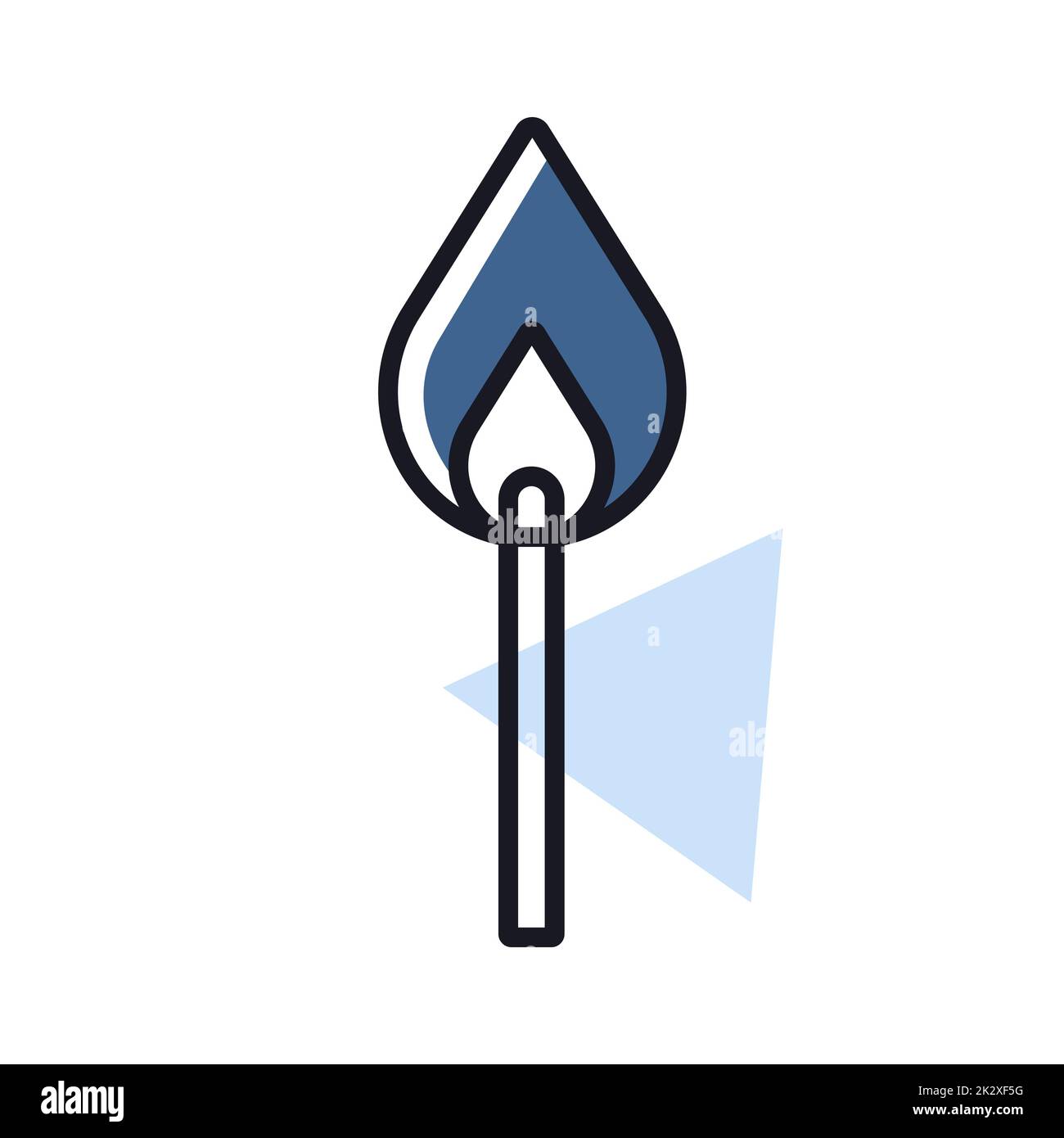 Vector sign symbol burning fire flame icon hi-res stock photography and ...
