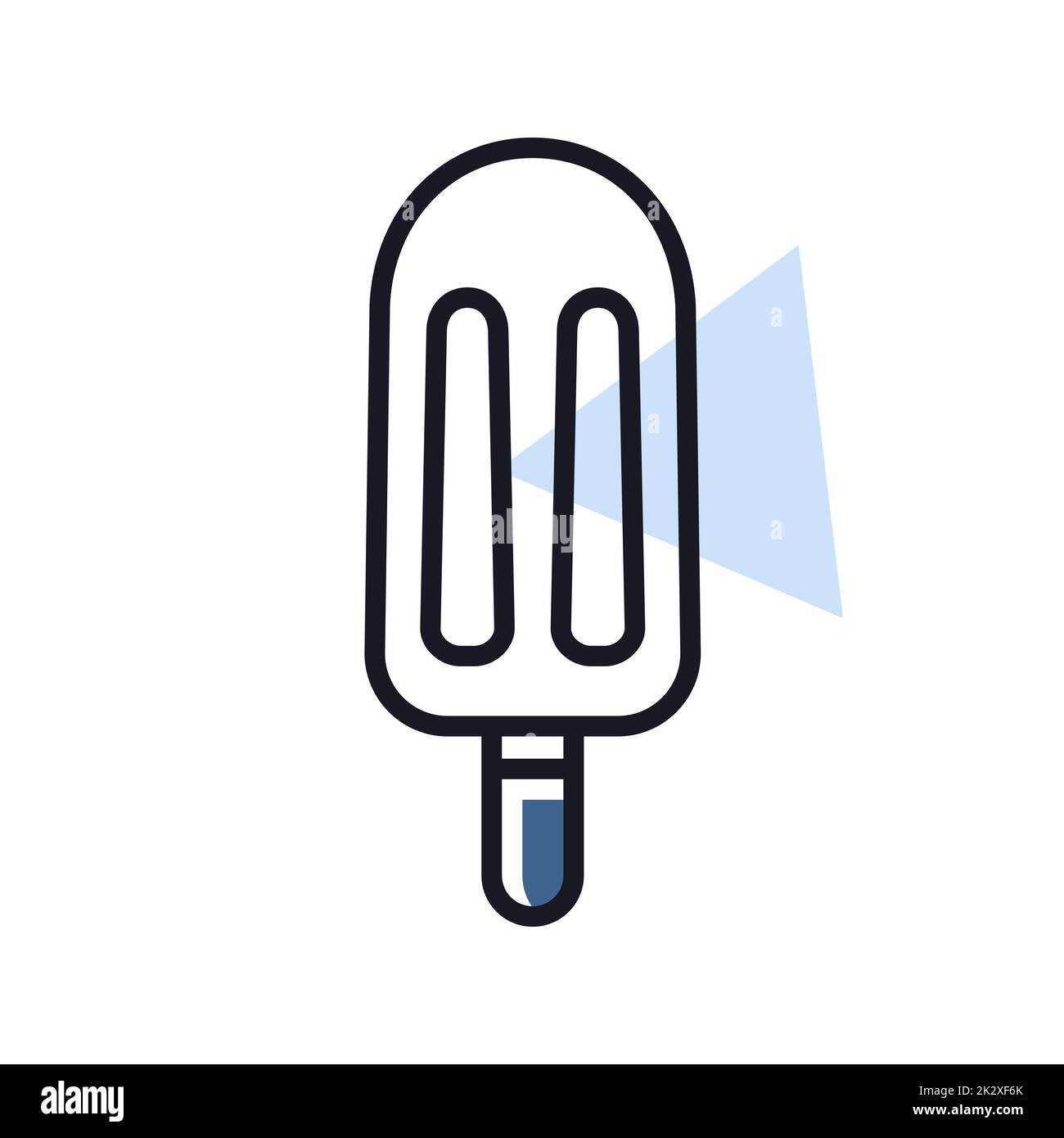 Popsicle ice cream icon Cut Out Stock Images & Pictures - Alamy