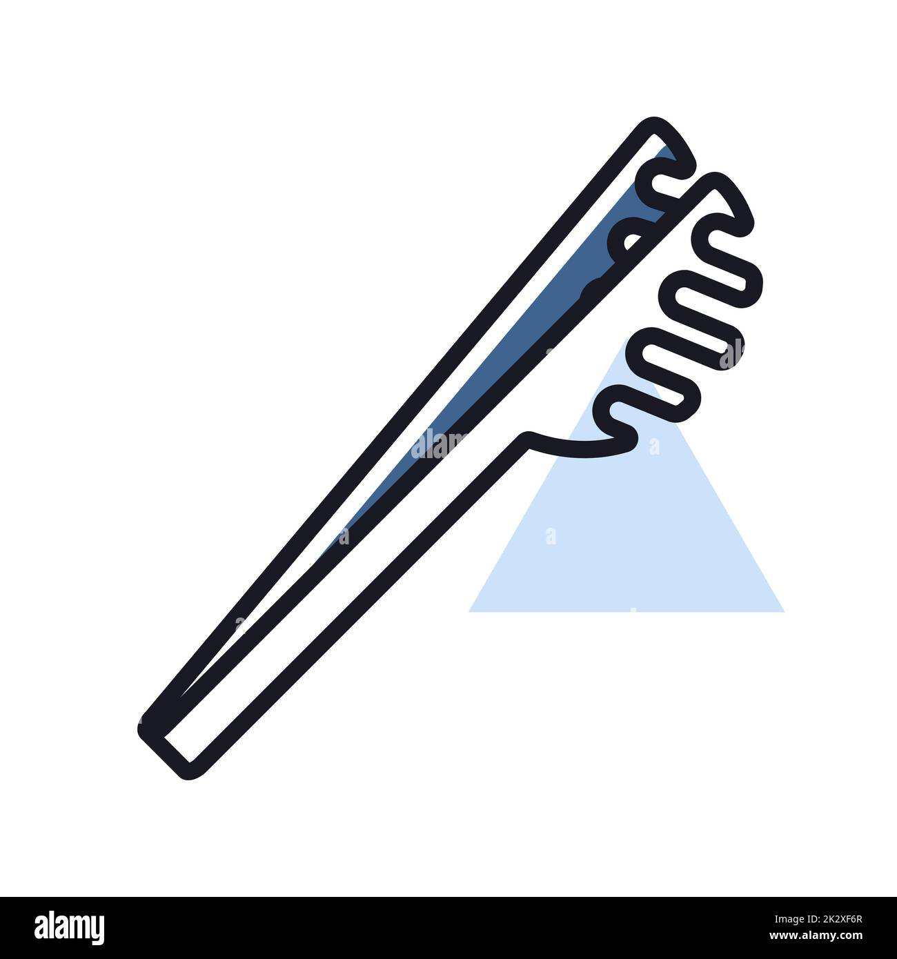 Spaghetti tongs vector icon. Kitchen appliances Stock Photo - Alamy