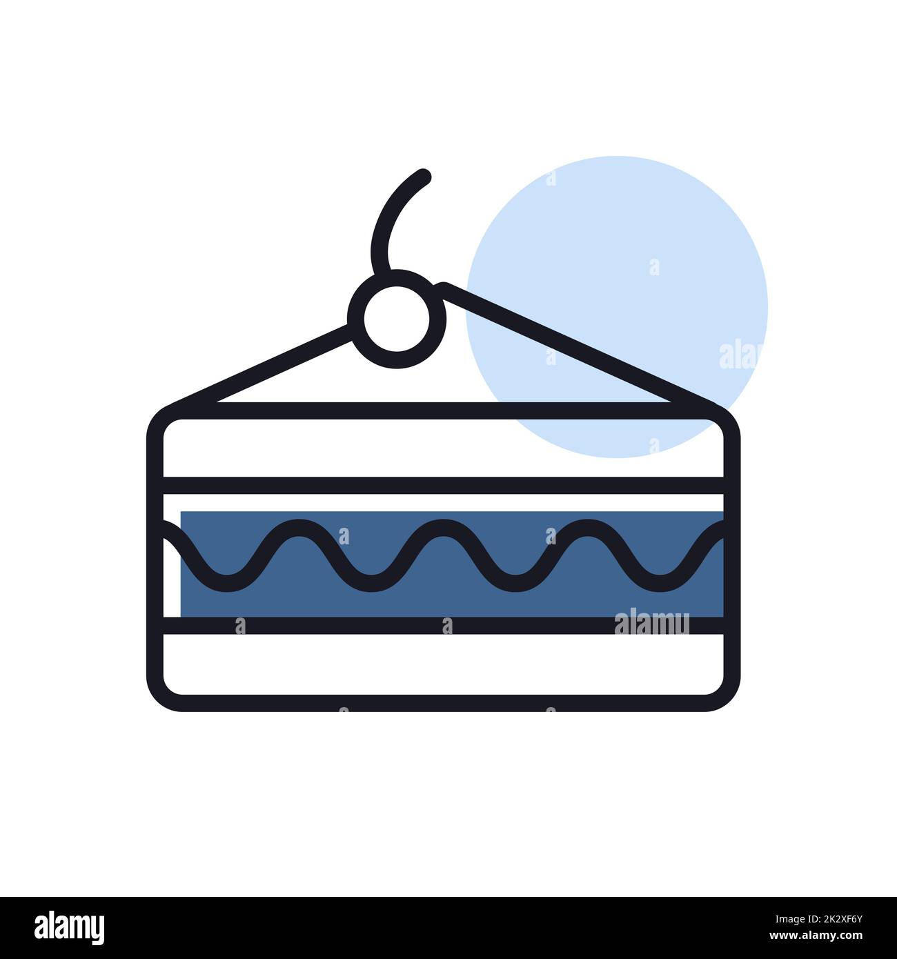 Birthday cake sign icon Cut Out Stock Images & Pictures - Alamy