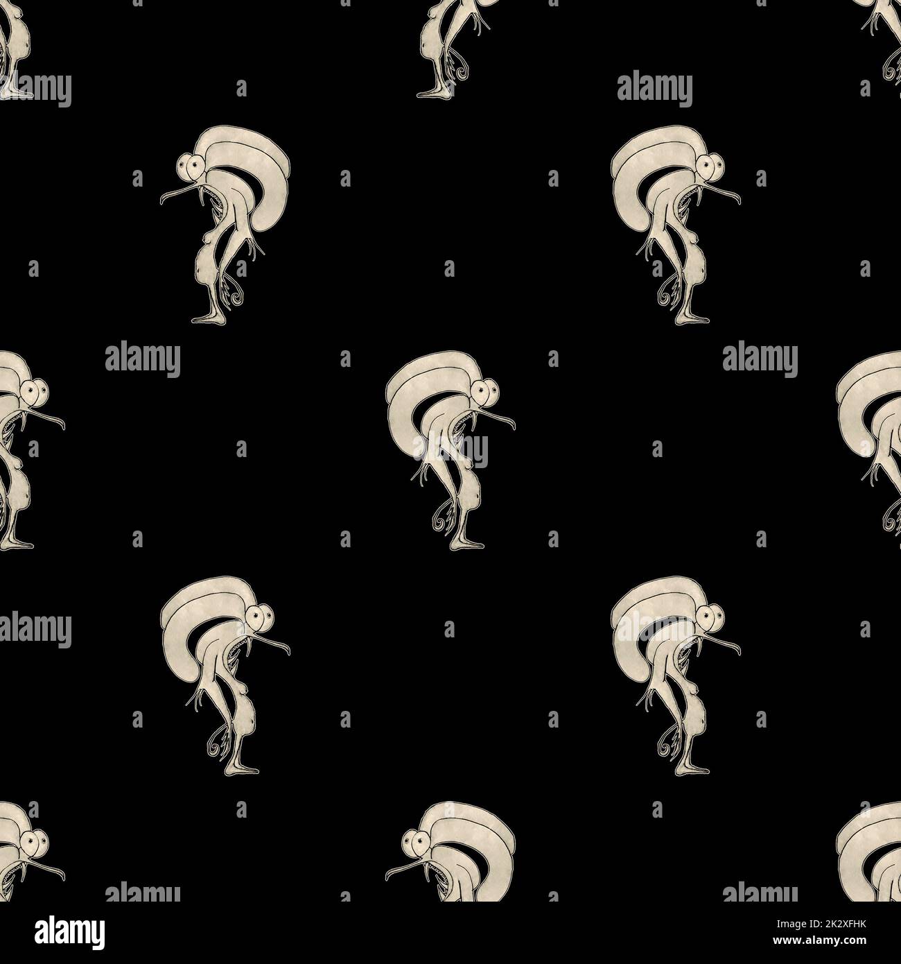 Monster drawing hi-res stock photography and images - Alamy