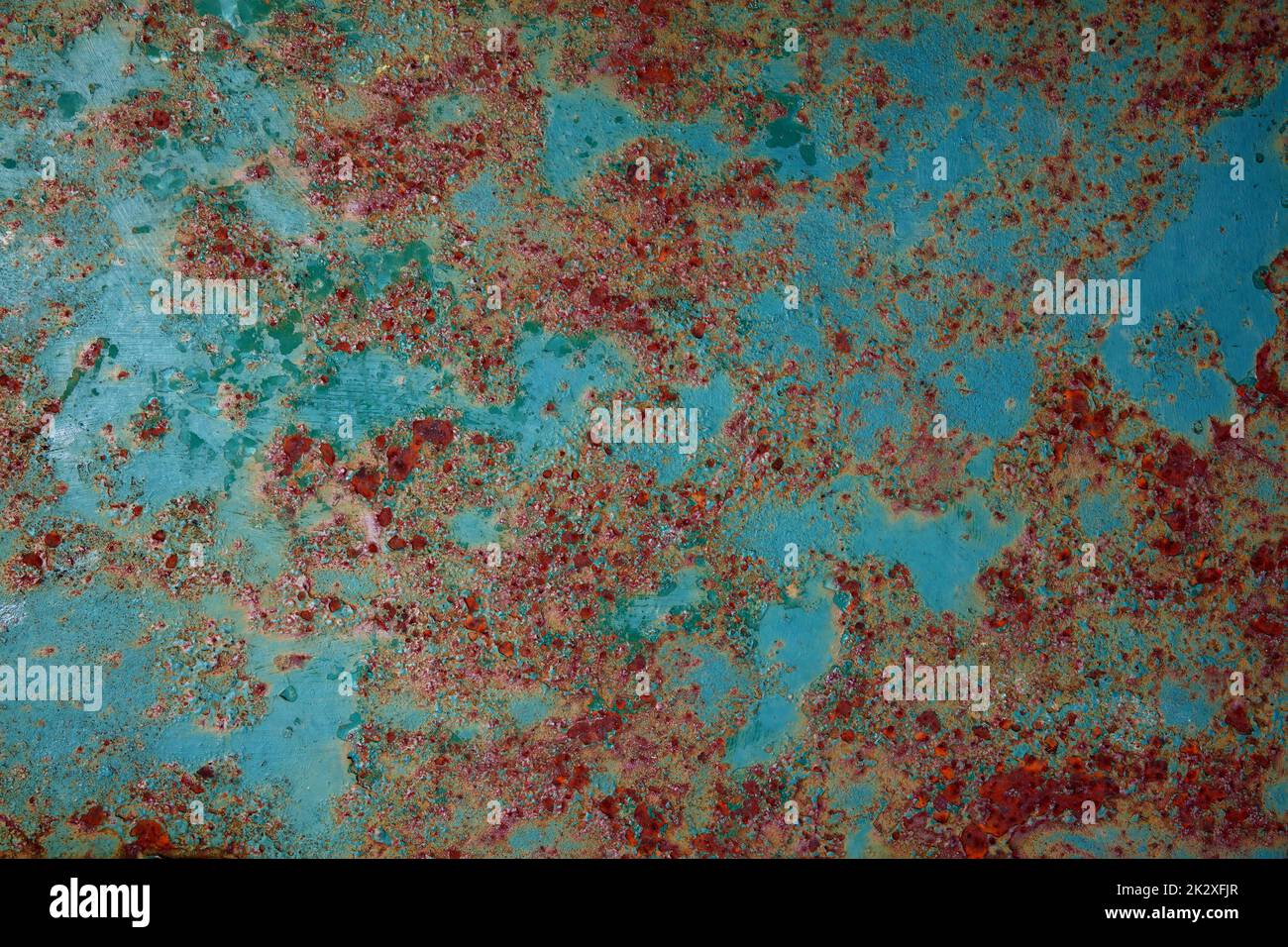 rust background peeling cracked blue paint dirty metal plate weathered rough corrosion texture ...