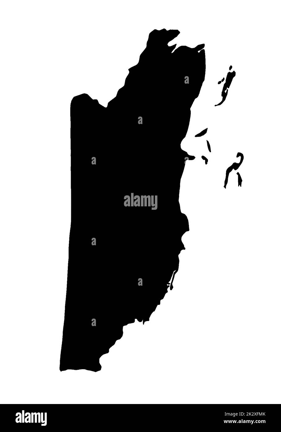 Outline map belize hi-res stock photography and images - Alamy