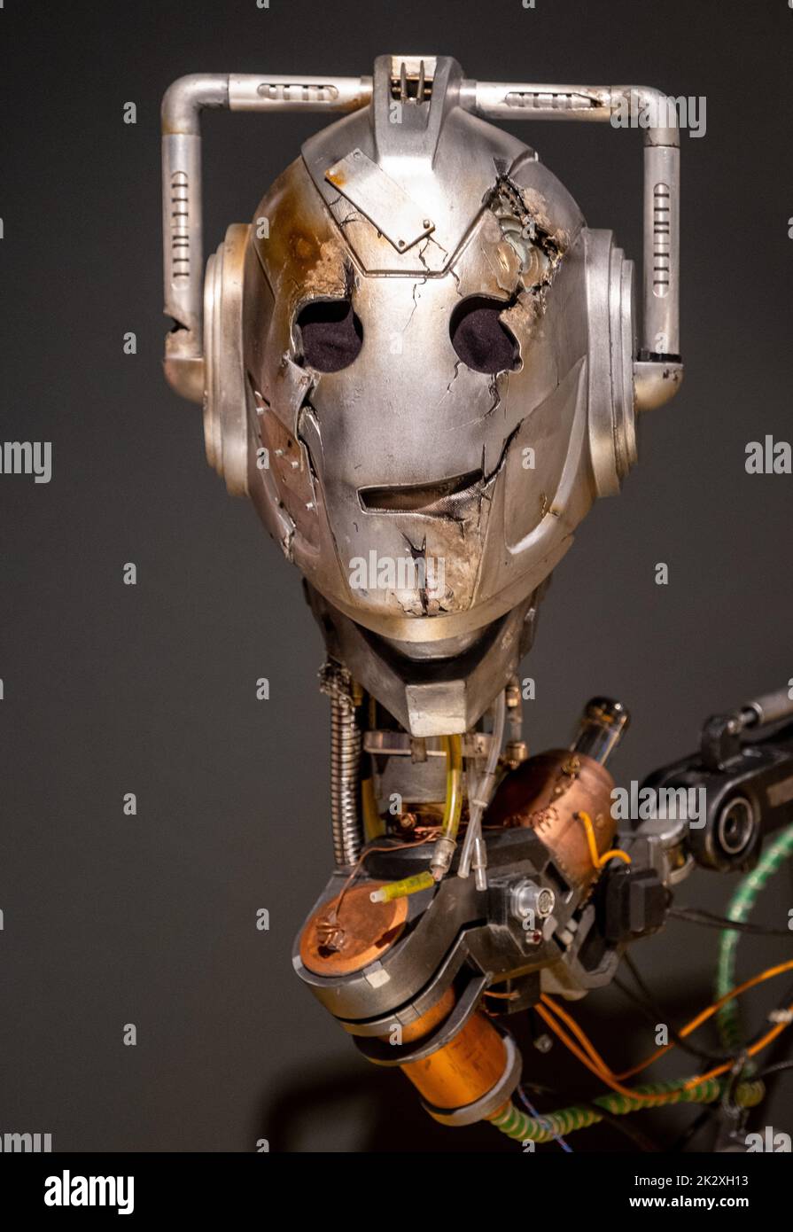 A vertical of the Cyberman from " Dr Who" during the Wonders of the ...