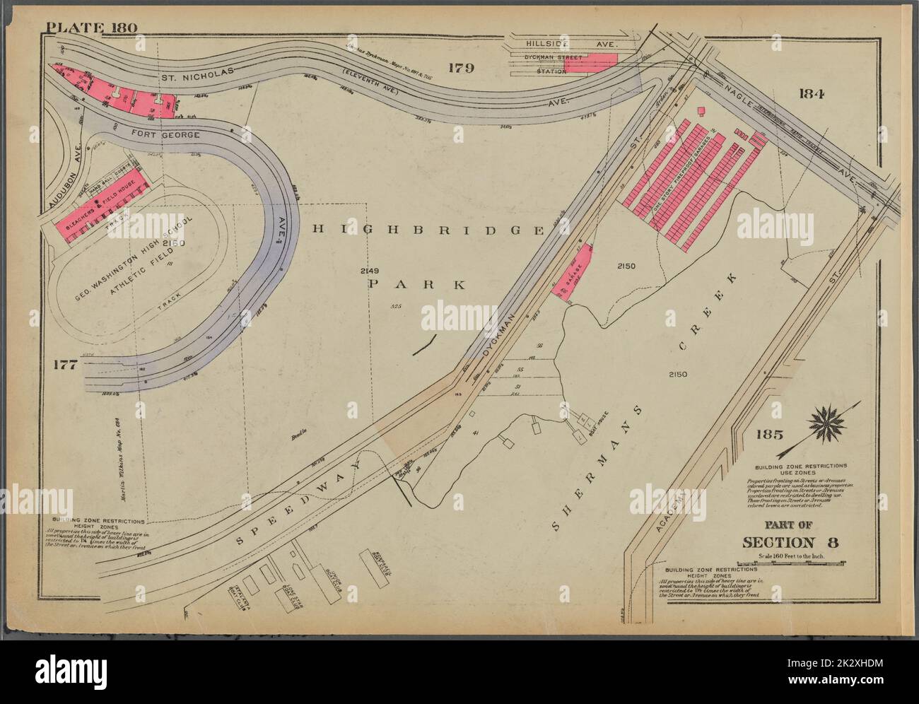 Fort st george map hi-res stock photography and images - Alamy
