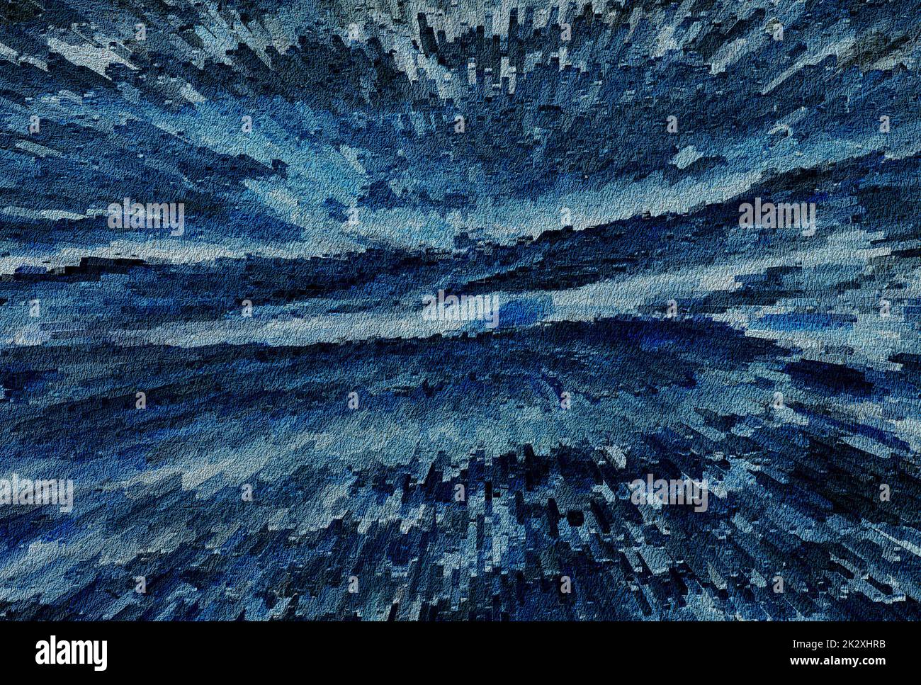 Abstract blue background with natural texture and irregular pattern ...
