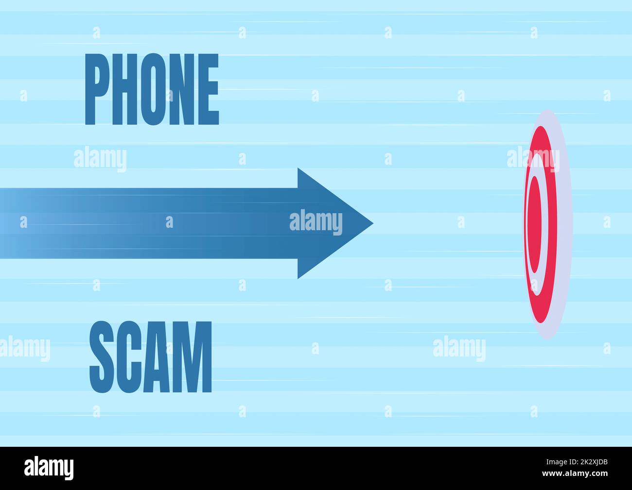 Sign displaying Phone Scam. Word for getting unwanted calls to promote ...