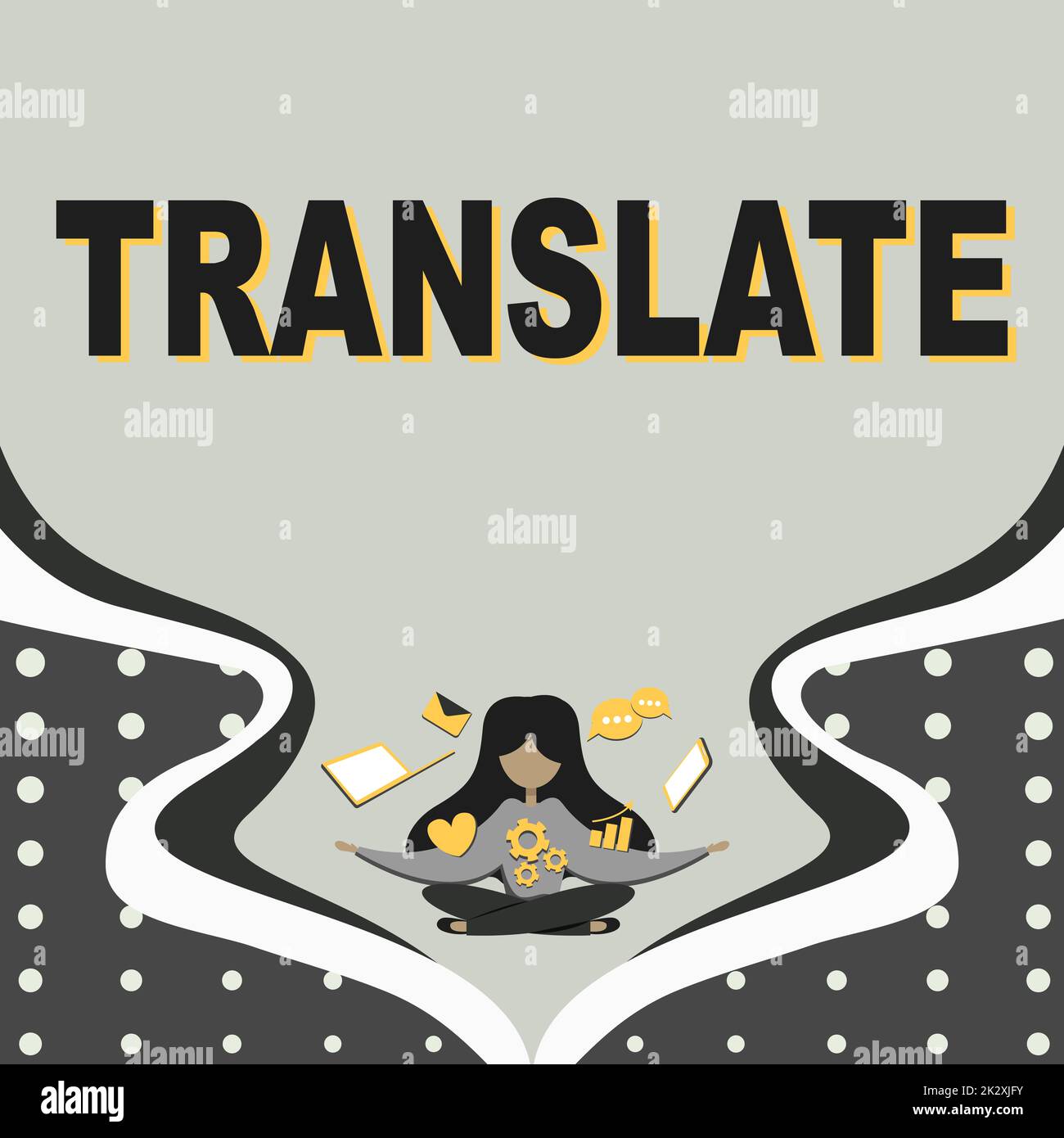 Writing displaying text Translate. Internet Concept Another word with ...