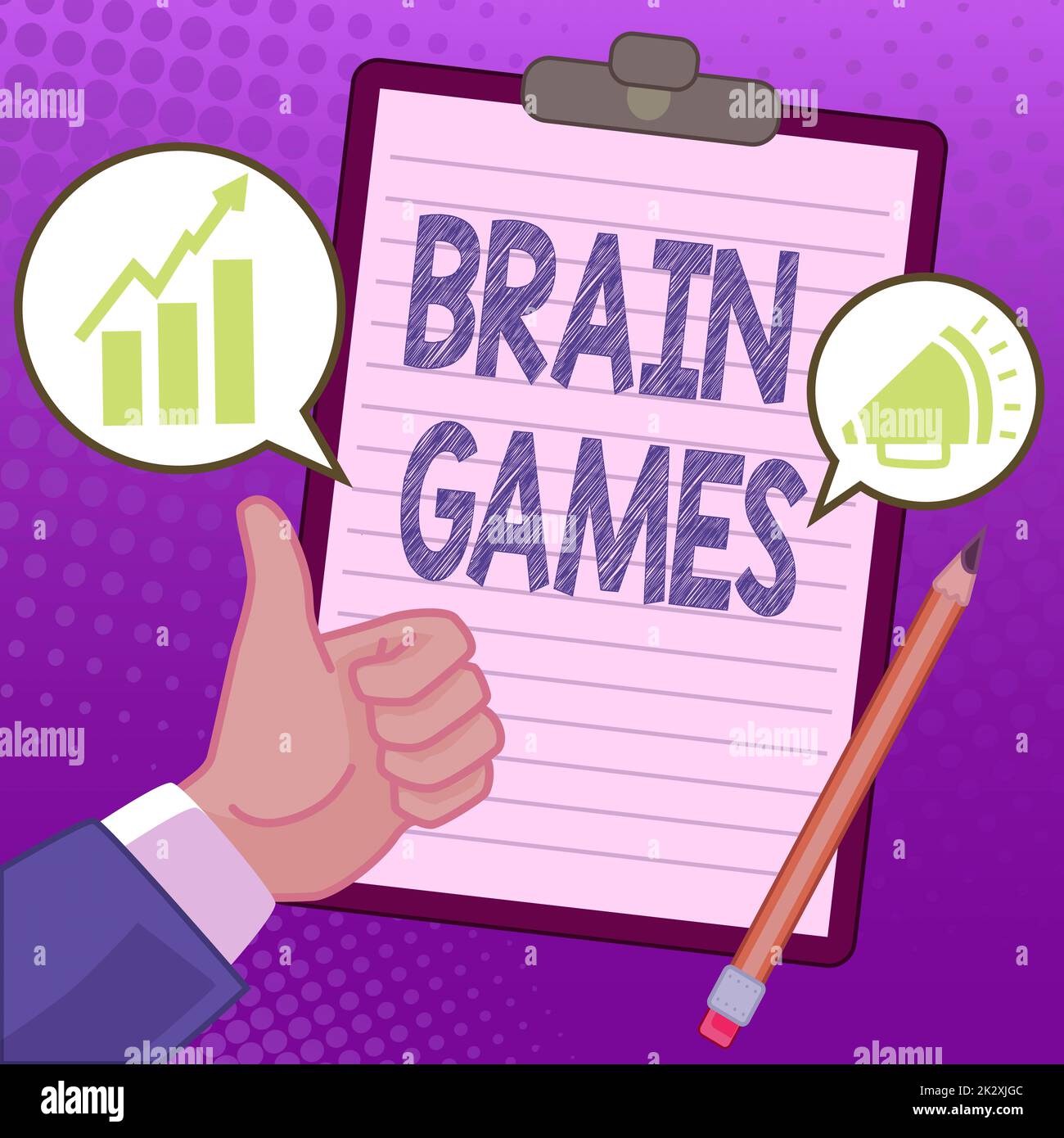 Hand writing sign Brain Games. Conceptual photo psychological tactic to ...