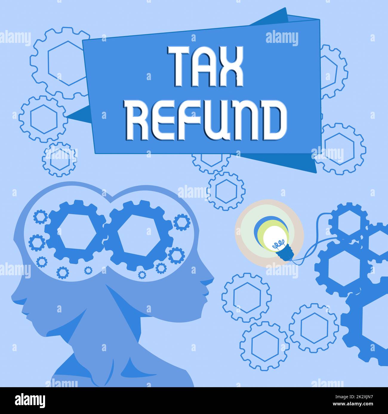 Sign displaying Tax Refund. Business showcase applied when money ...