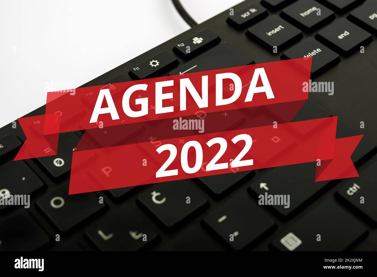 Conceptual display Agenda 2022. Business concept list of activities in ... Conceptual display Agenda 2022. Business concept list of activities in ...
