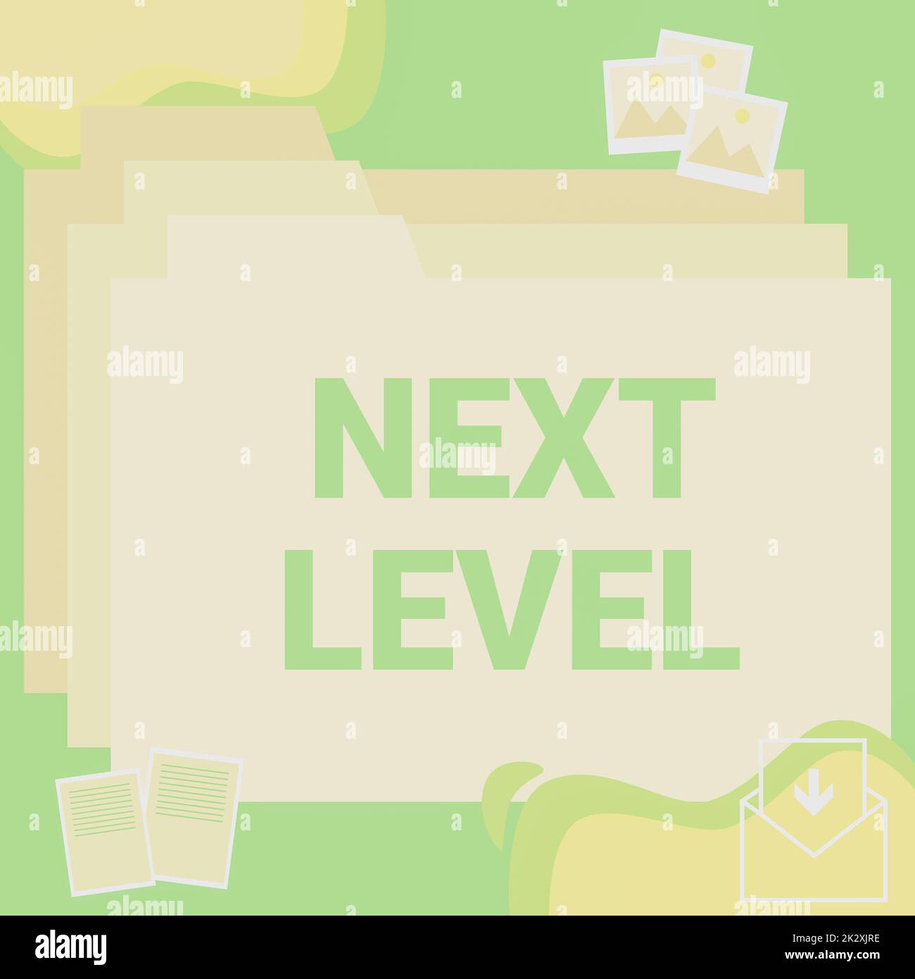 Text caption presenting Next Level. Internet Concept having more than ...