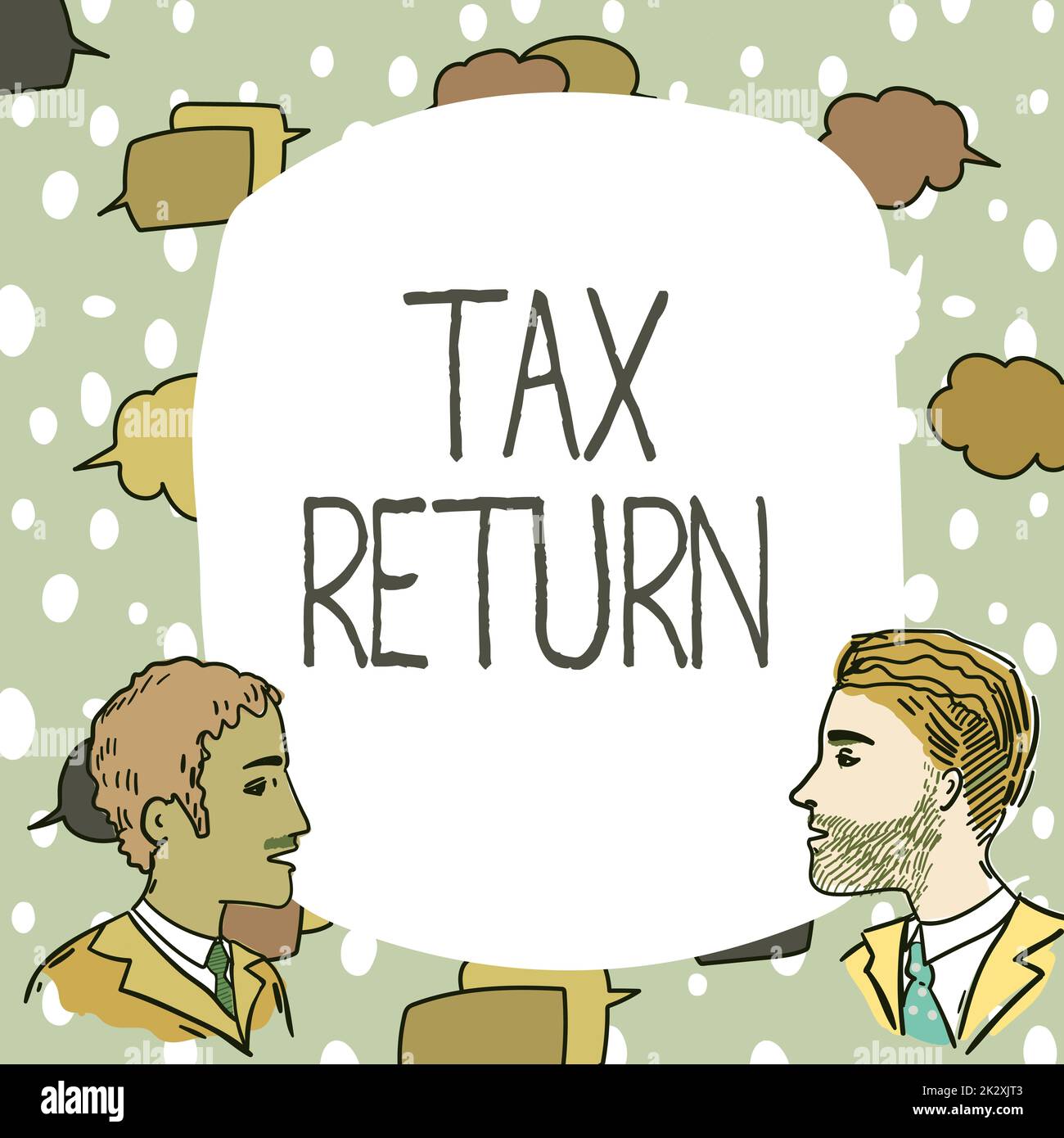 Sign displaying Tax Return. Business concept which taxpayer makes ...