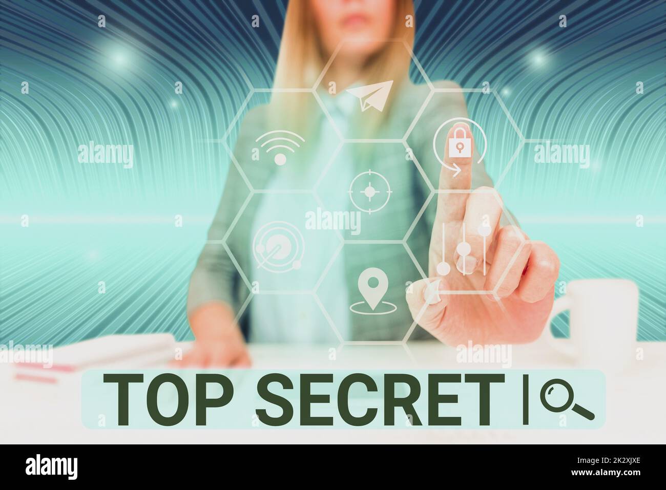 Text sign showing Top Secret. Concept meaning telling someone important ...