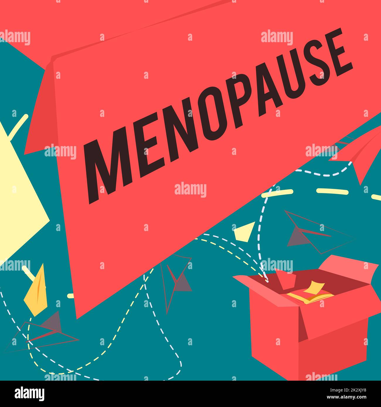 Hand writing sign Menopause. Business showcase Period of permanent ...