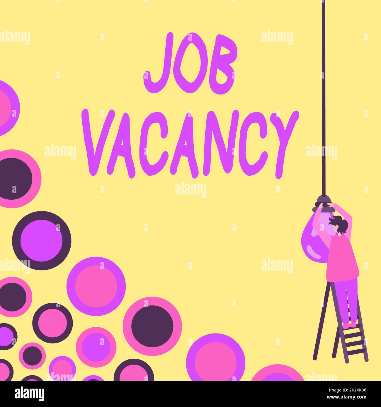 Text showing inspiration Job Vacancy. Business showcase empty or ...