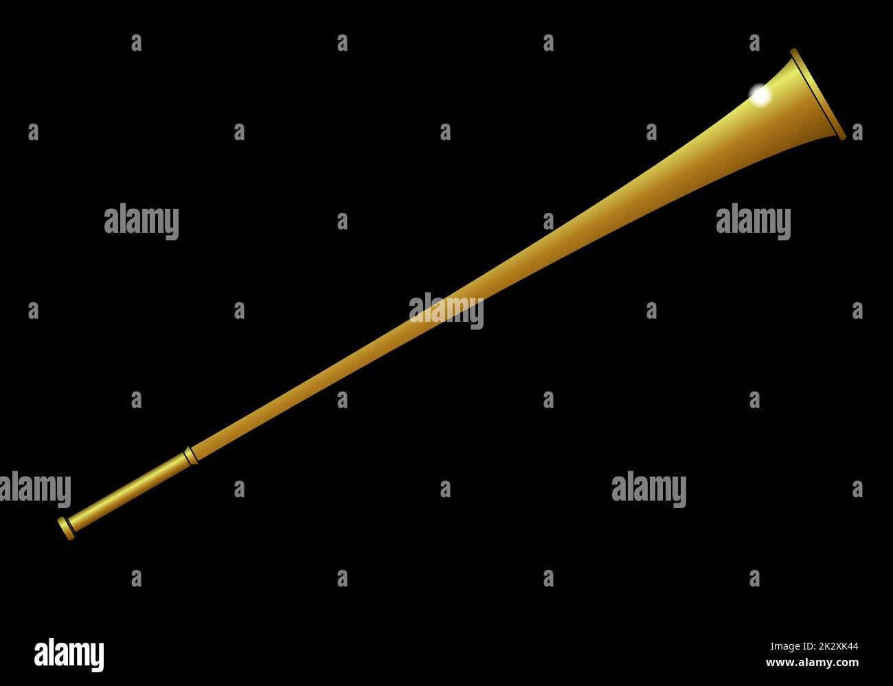 Traditional Coach Horn Stock Photo - Alamy