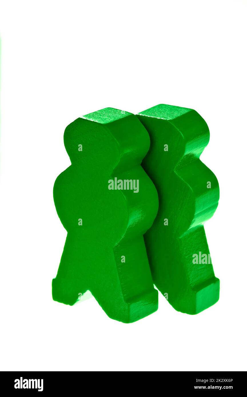 Still life wooden figures - concept, symbol and metaphor for people ...