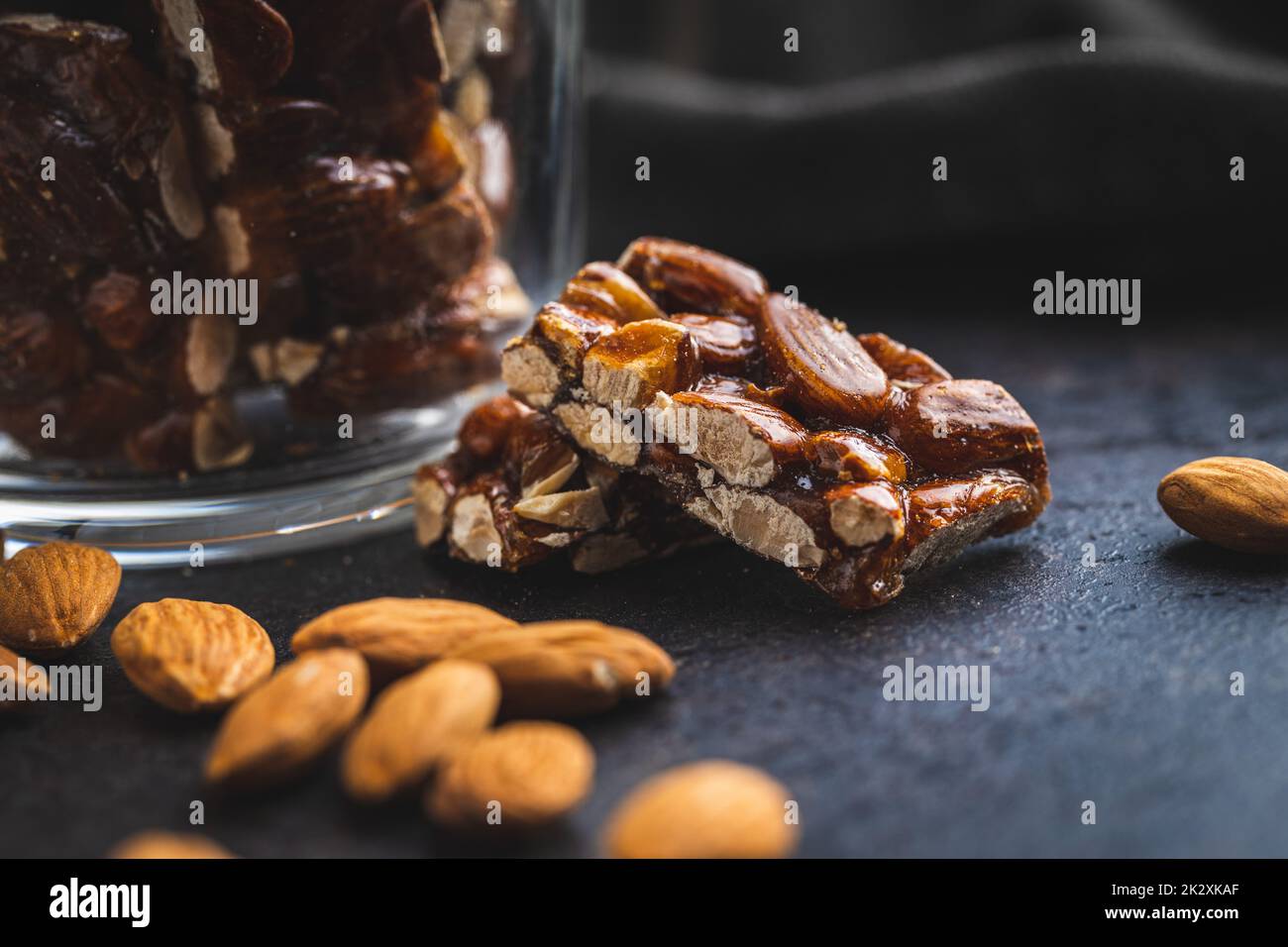 Almond bars hi-res stock photography and images - Alamy