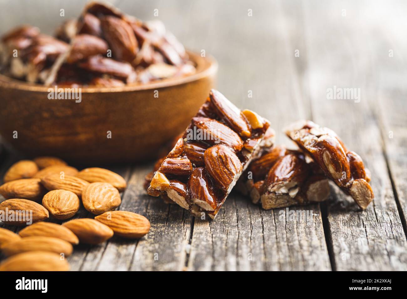 Almond bars hi-res stock photography and images - Alamy