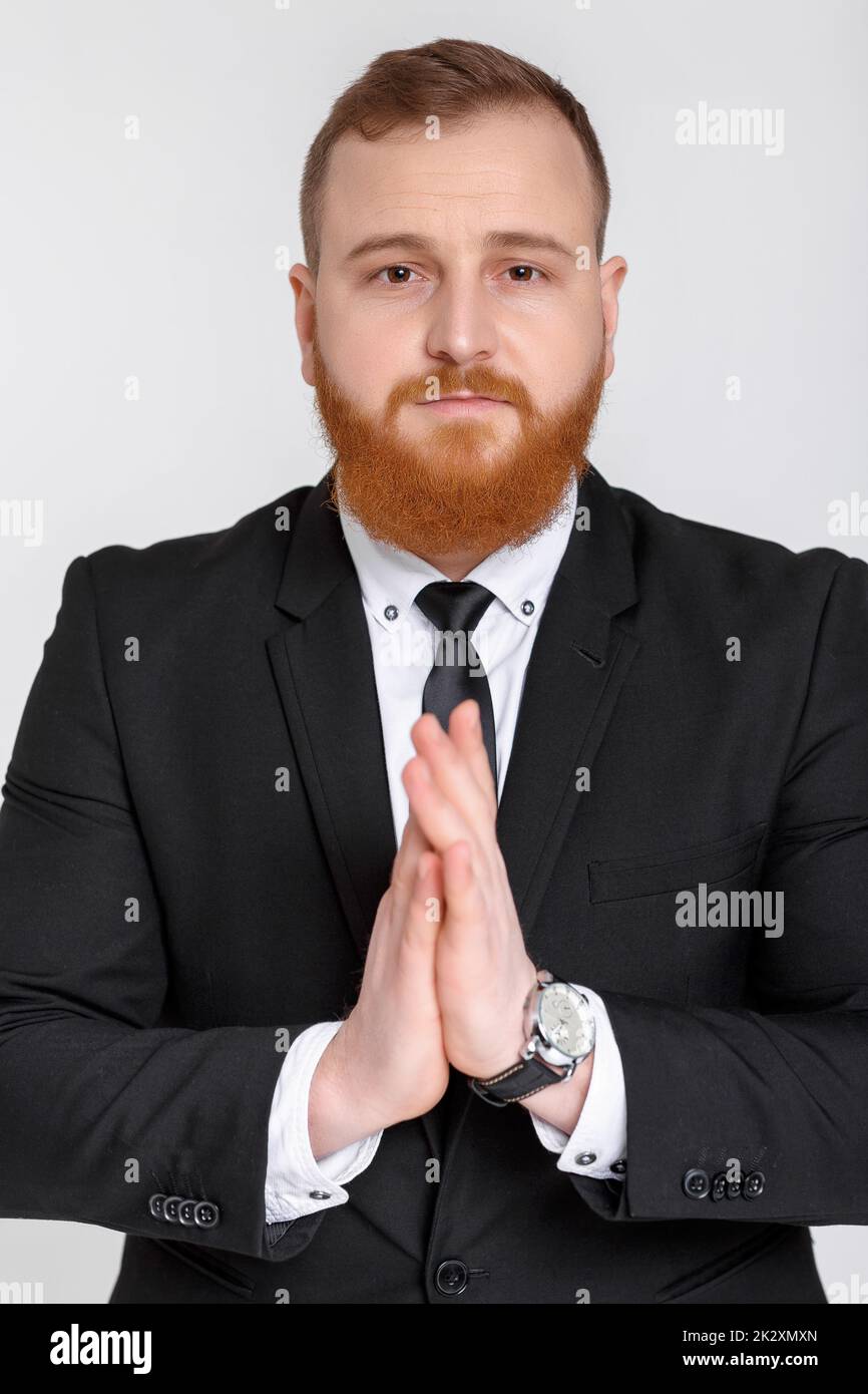 Business man in suit Stock Photo - Alamy