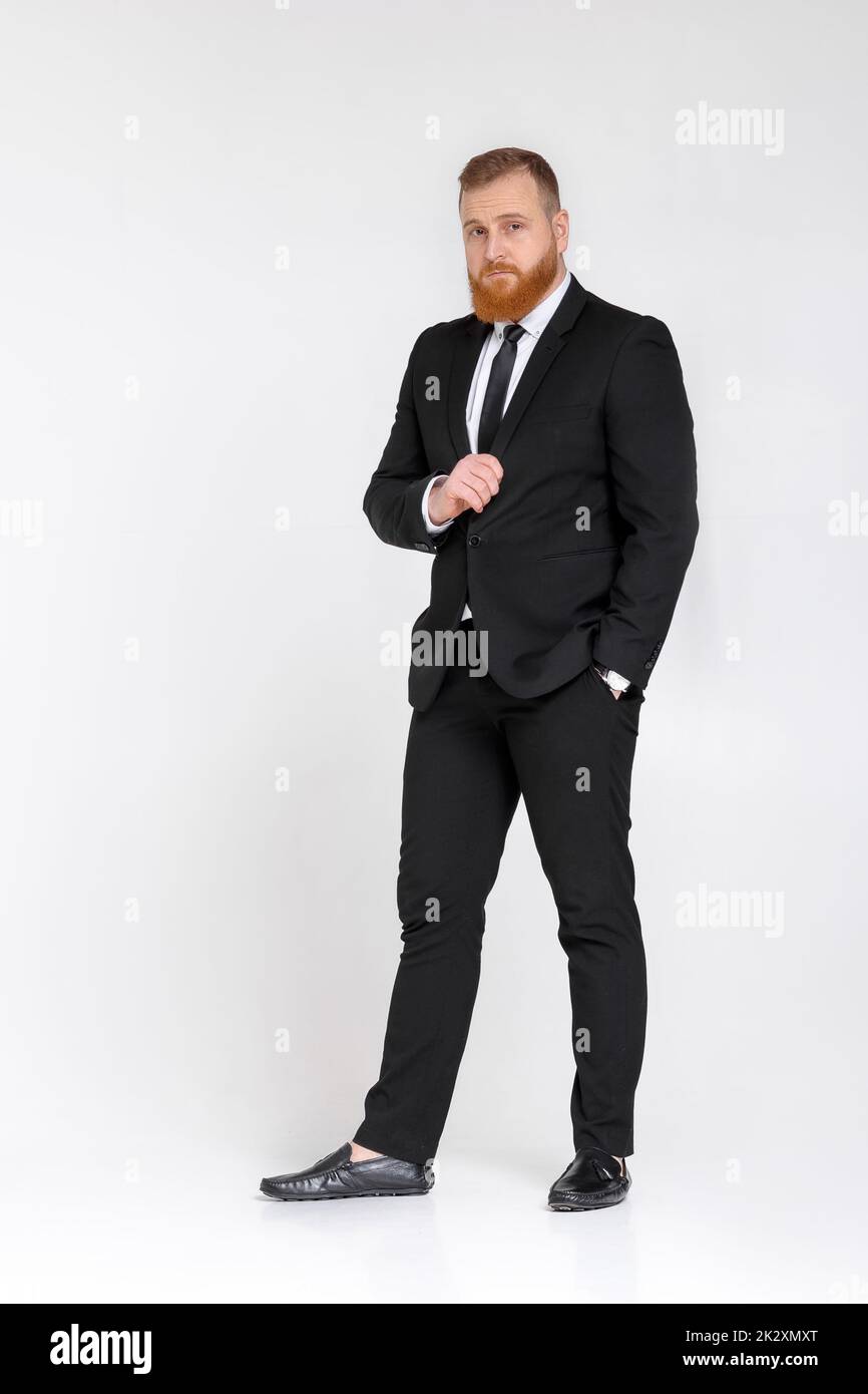 Business man in suit Stock Photo - Alamy