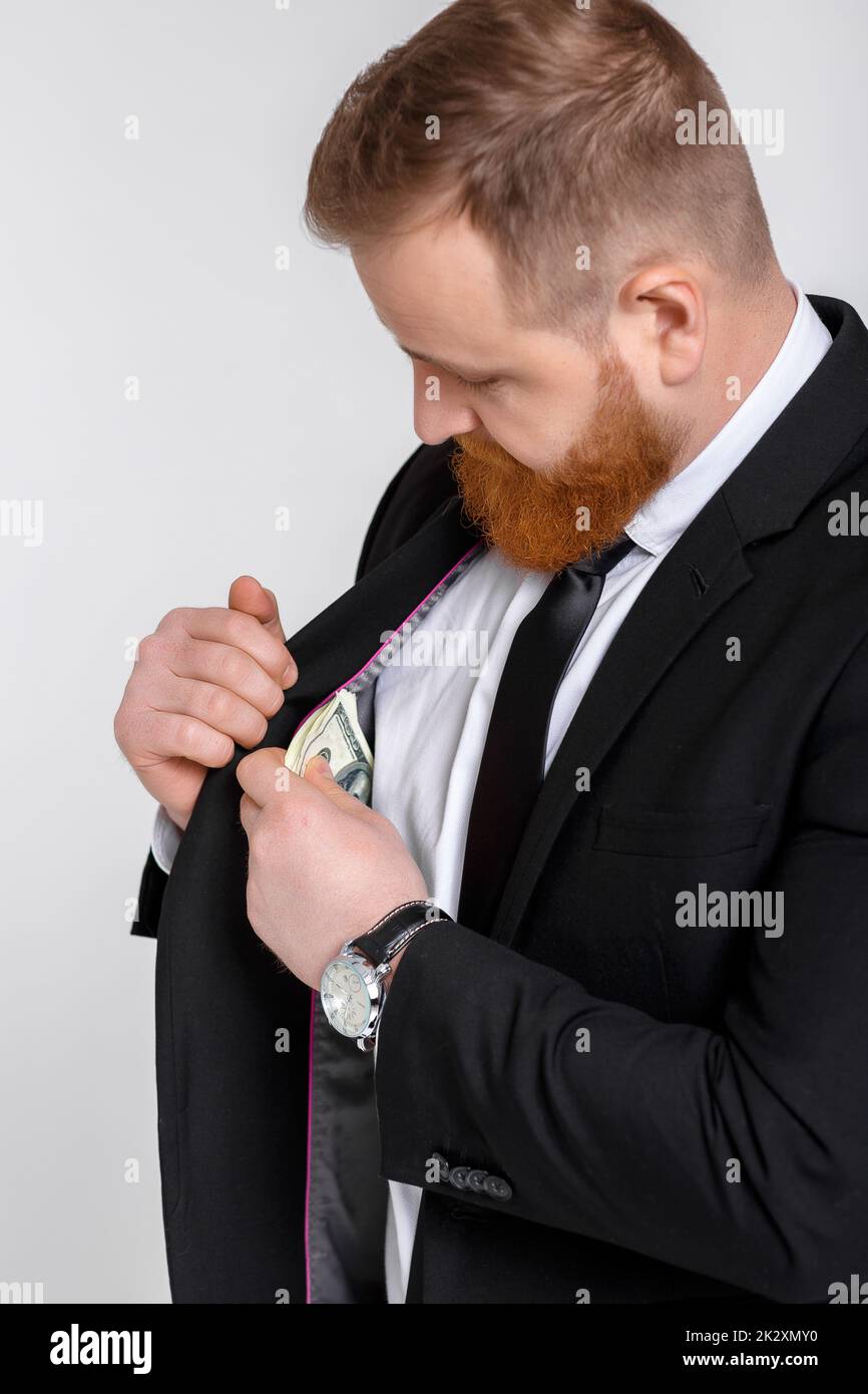 Banknotes man hi-res stock photography and images - Alamy