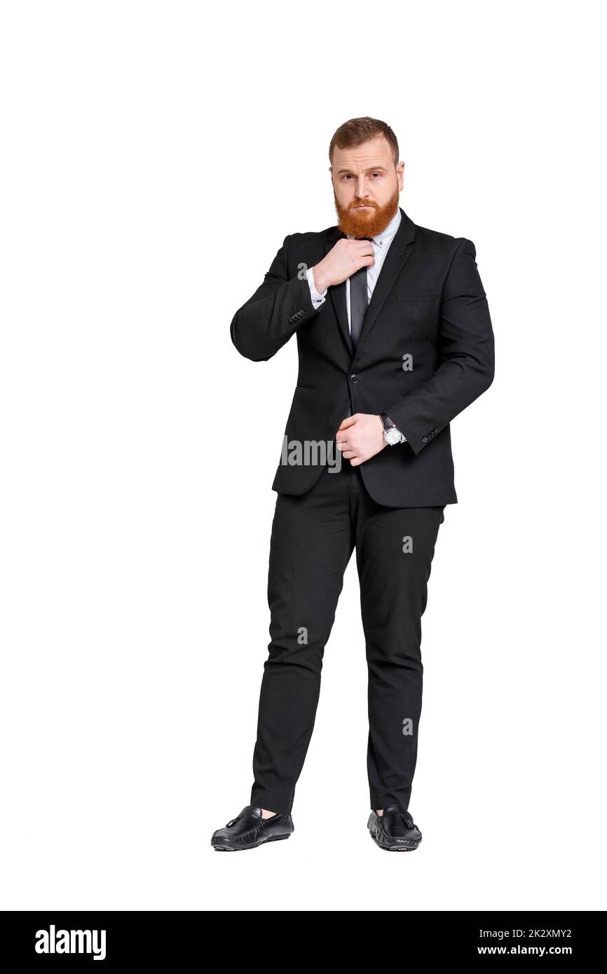 Business man in suit Stock Photo - Alamy