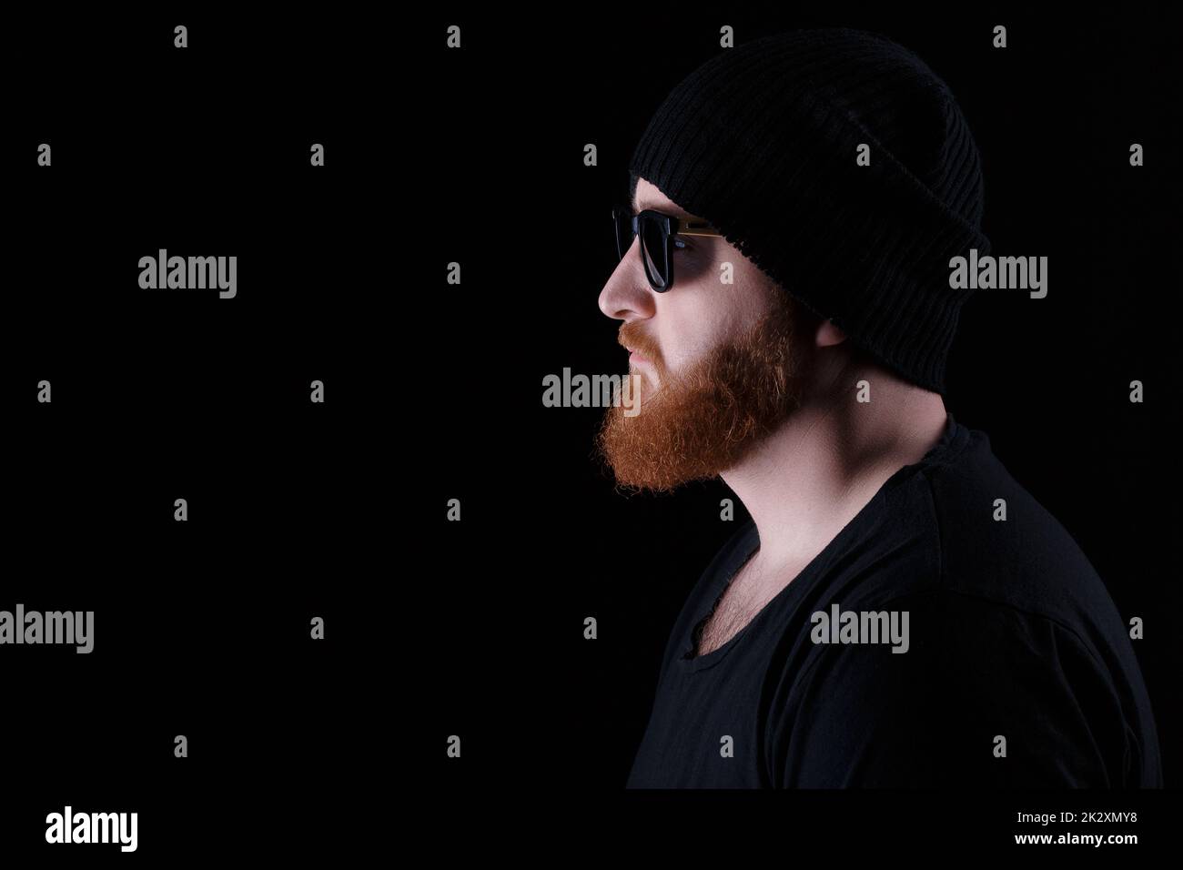 Portrait brutal bearded man in hi-res stock photography and images - Alamy