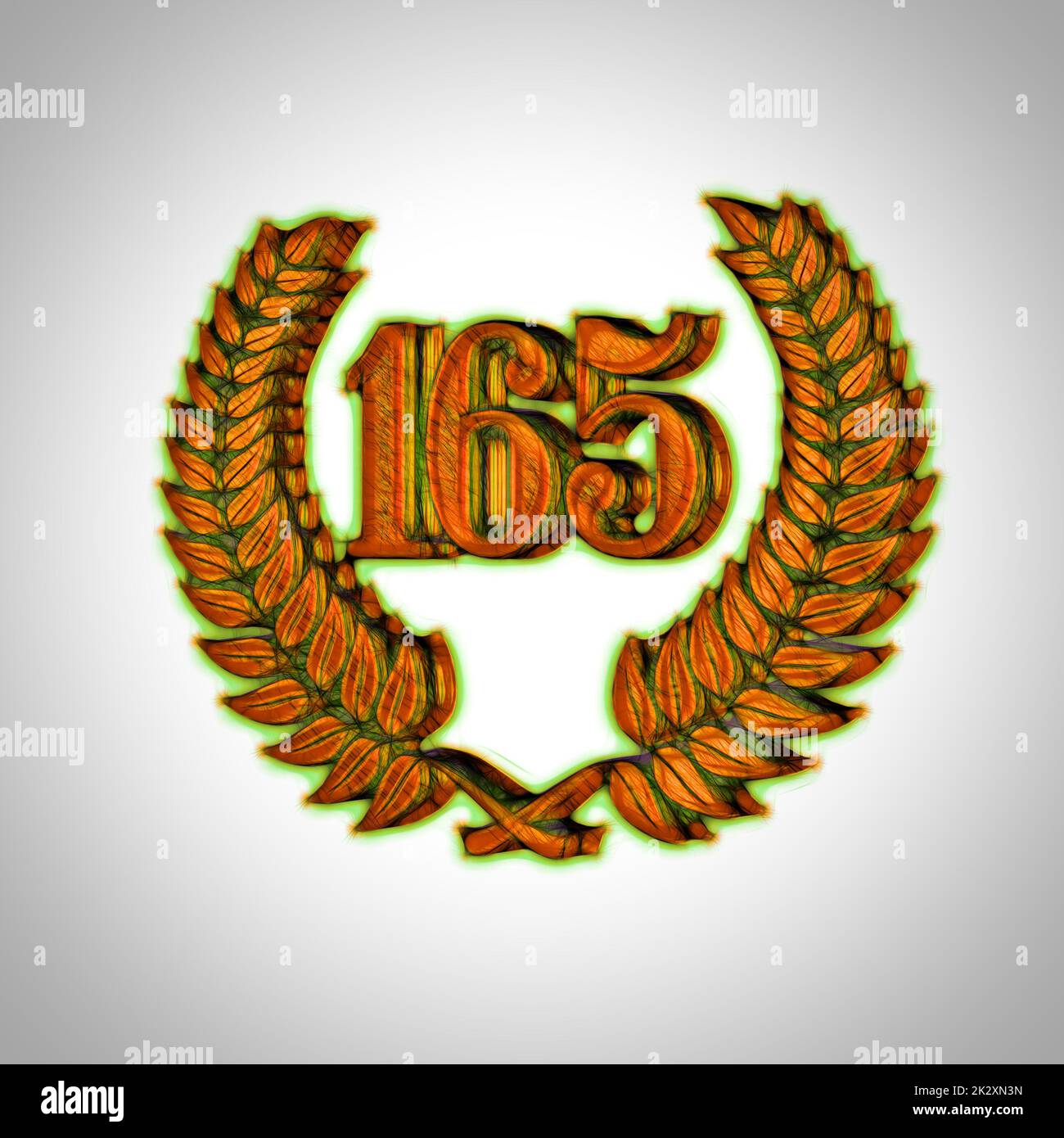3d number 165 hi-res stock photography and images - Alamy