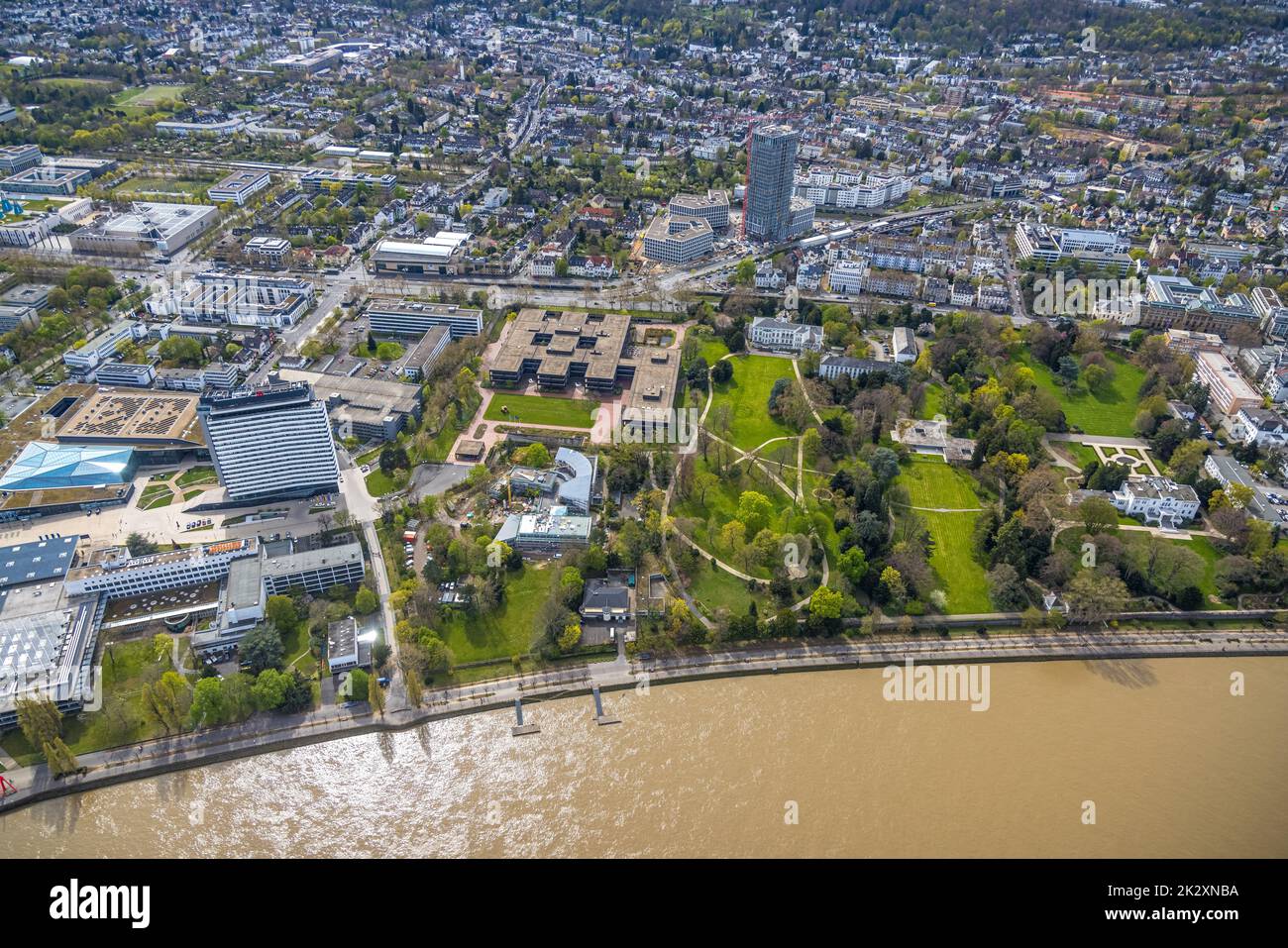 Aerial view, Federal Ministry for Economic Cooperation and Development ...