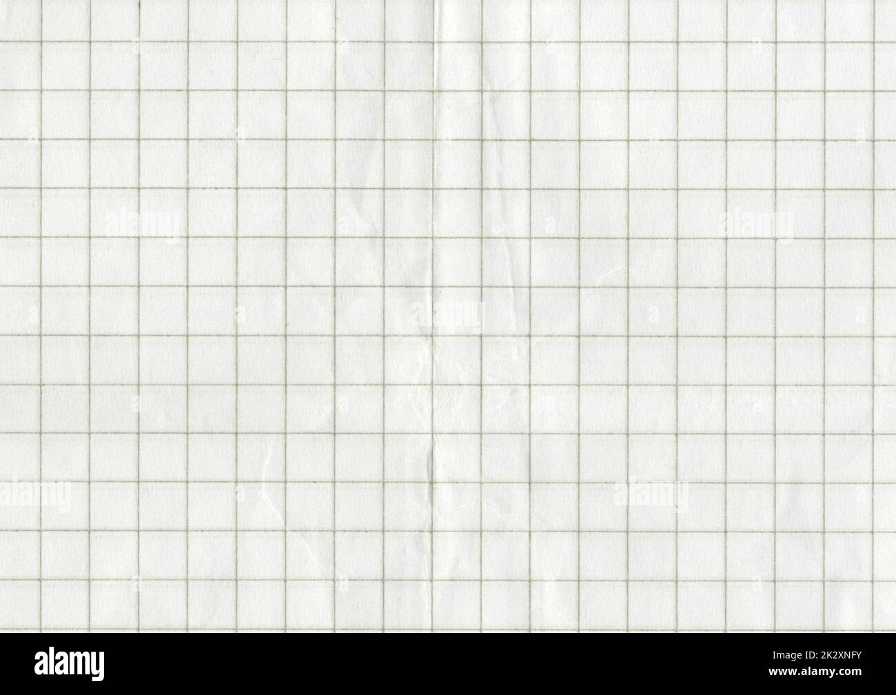 High resolution large image of a white uncoated checkered graph paper ...