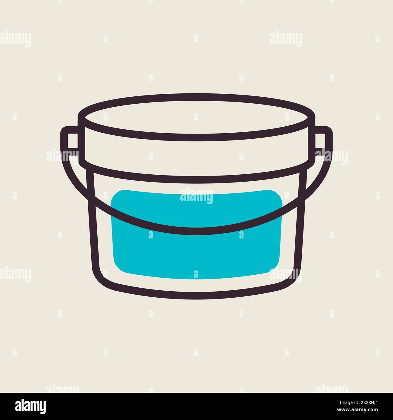 Food bucket design hi-res stock photography and images - Alamy