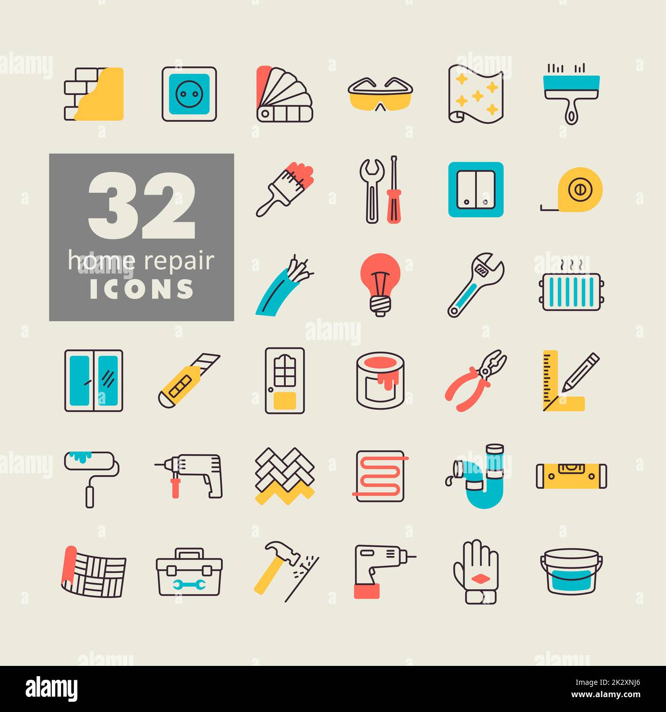 Repair set hi-res stock photography and images - Alamy