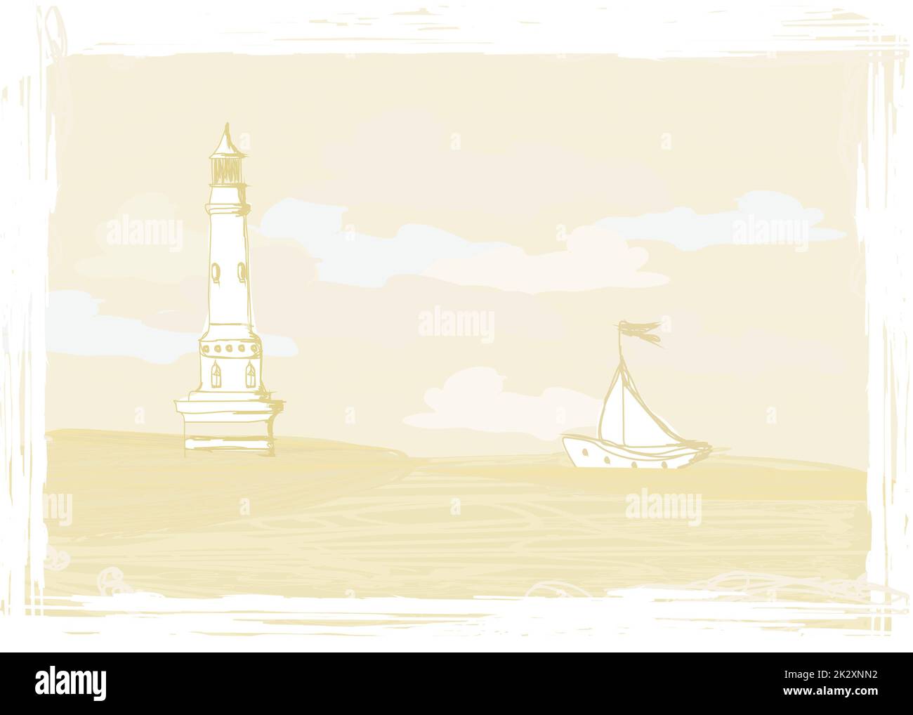 Beach poster Cut Out Stock Images & Pictures - Alamy