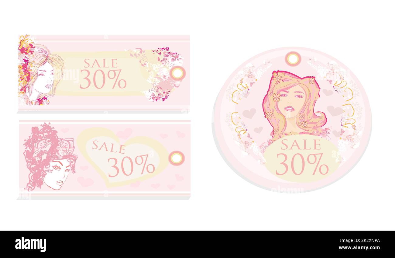 Vector price tags collection Cut Out Stock Images & Pictures - Alamy