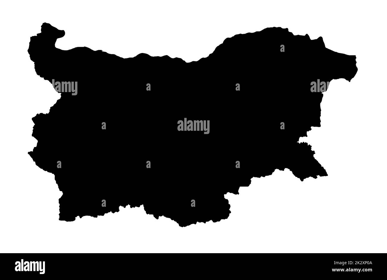 Outline map bulgaria hi-res stock photography and images - Alamy