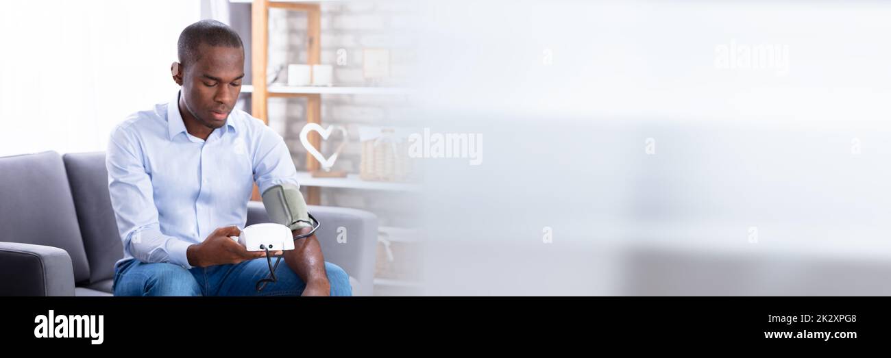 Young man test blood hi-res stock photography and images - Alamy