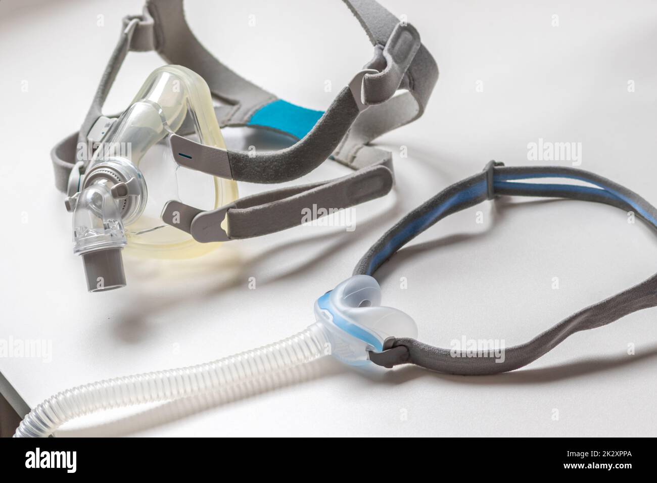 CPAP mask as full face mask or nose mask against obstructive sleep ...