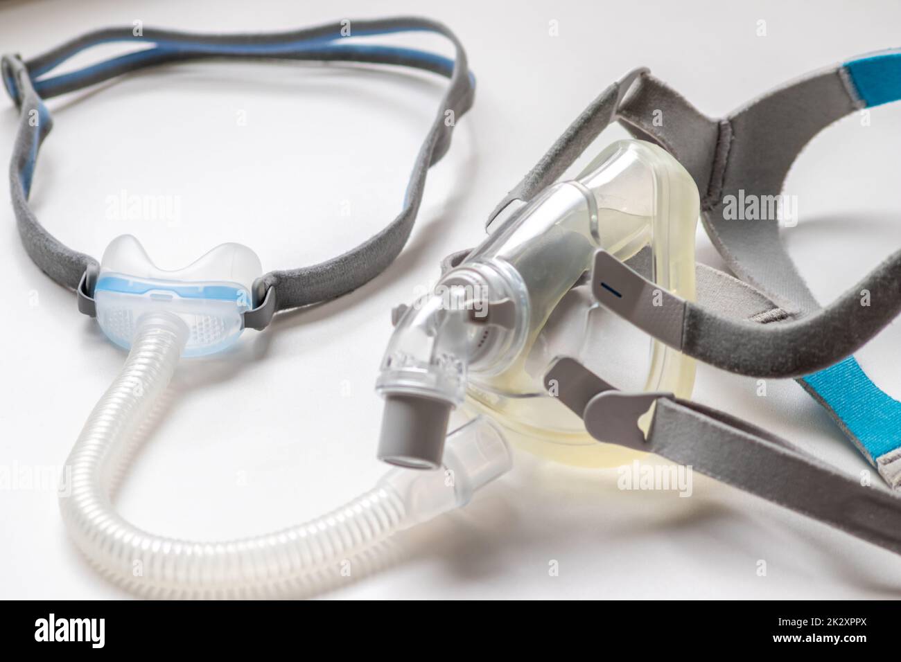 CPAP mask as full face mask or nose mask against obstructive sleep ...