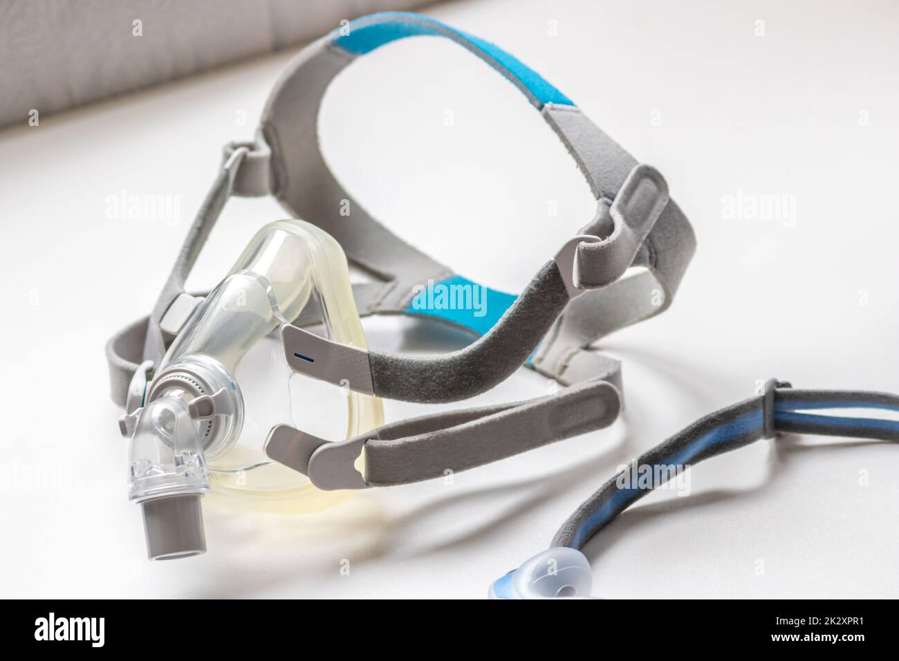 CPAP mask as full face mask or nose mask against obstructive sleep ...