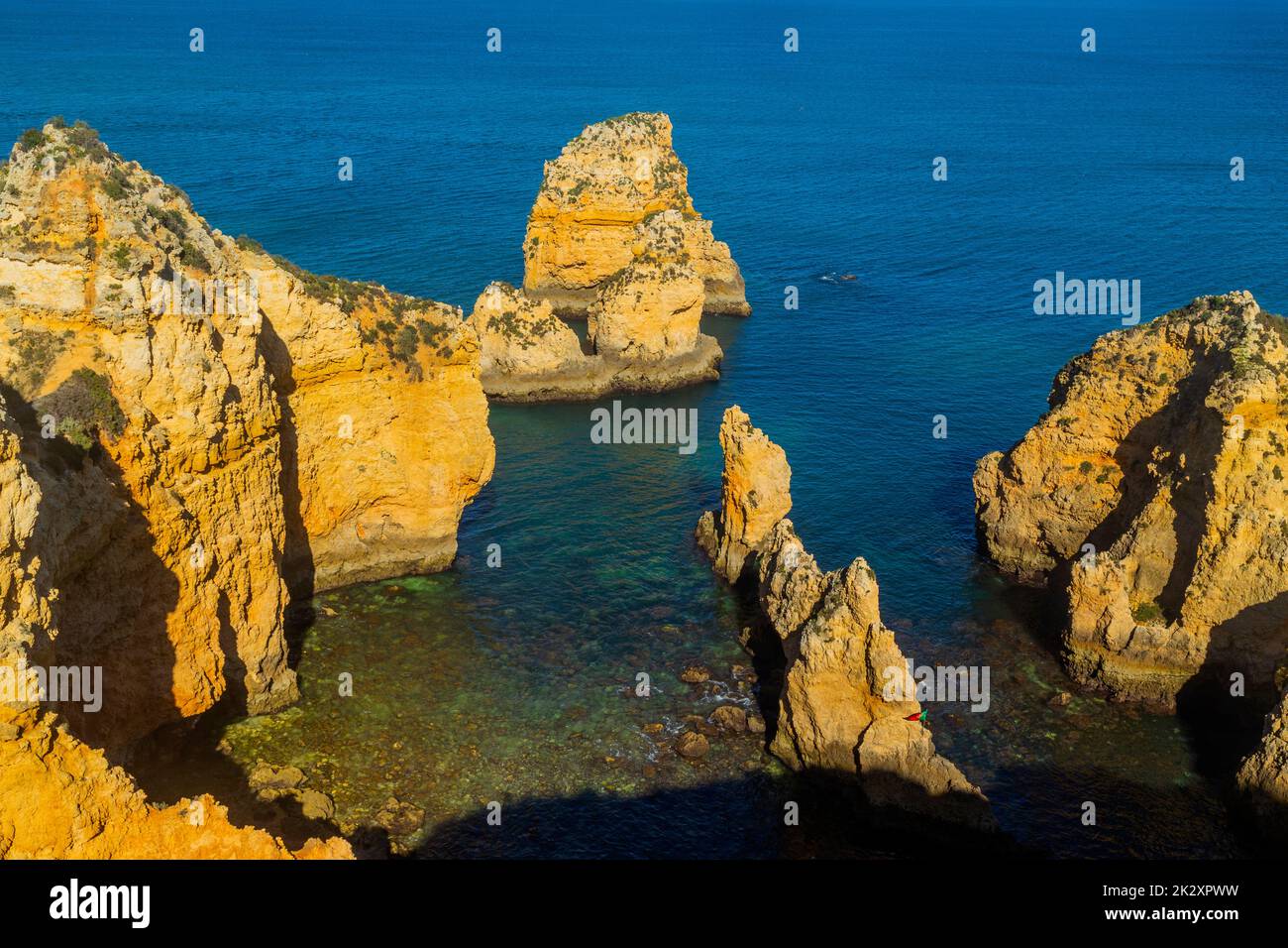 Ponta da Piedade cliffs Stock Photo - Alamy