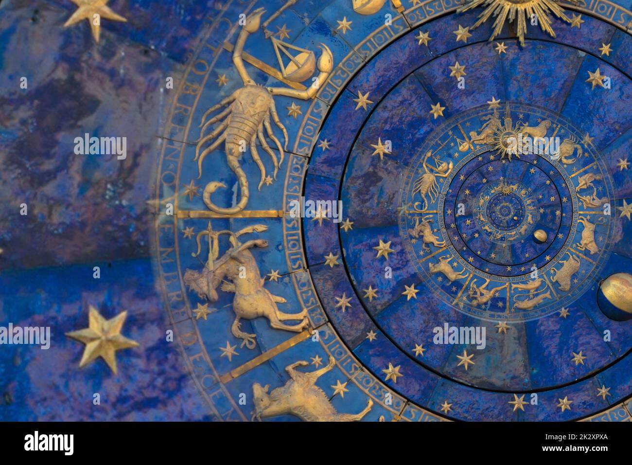 Zodiac Signs Horoscope background. Concept for fantasy and mystery ...