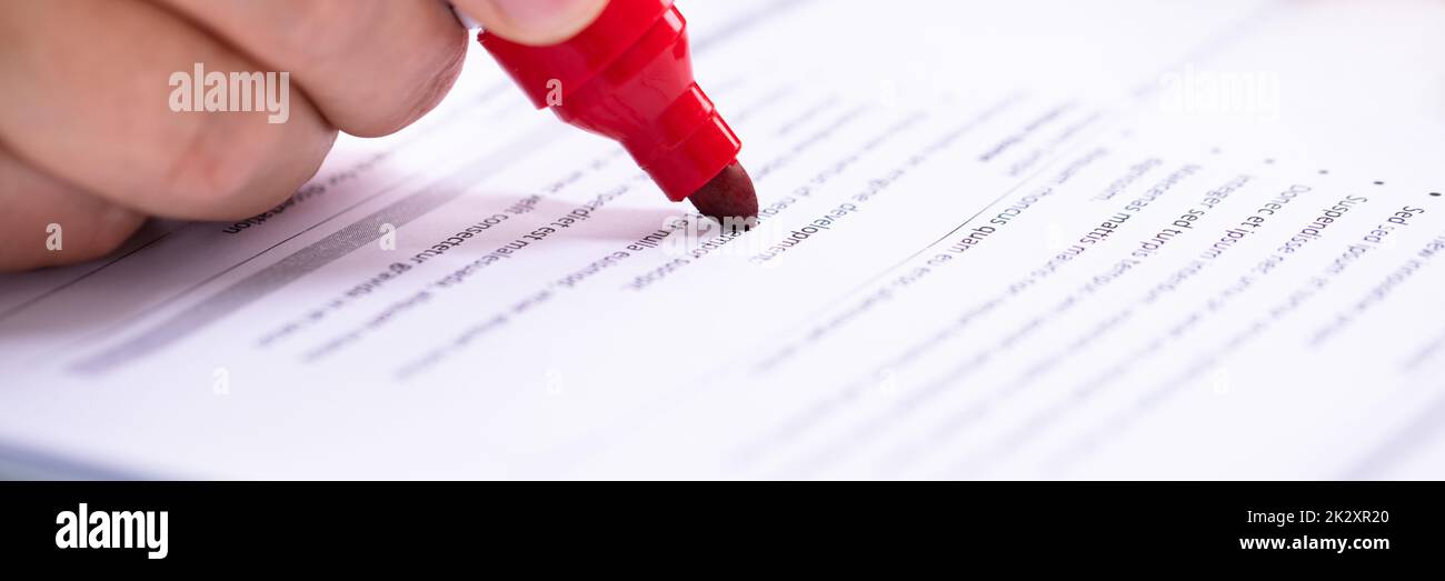 Document marker hi-res stock photography and images - Alamy