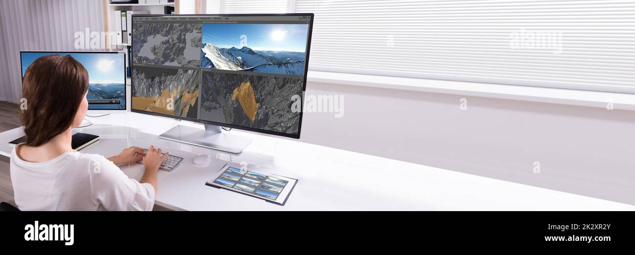 Computer landscape hi-res stock photography and images - Alamy